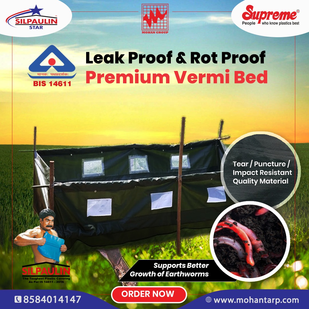 Grow Greener: The Benefits of Using Silpaulin Vermibeds in Organic Farming!